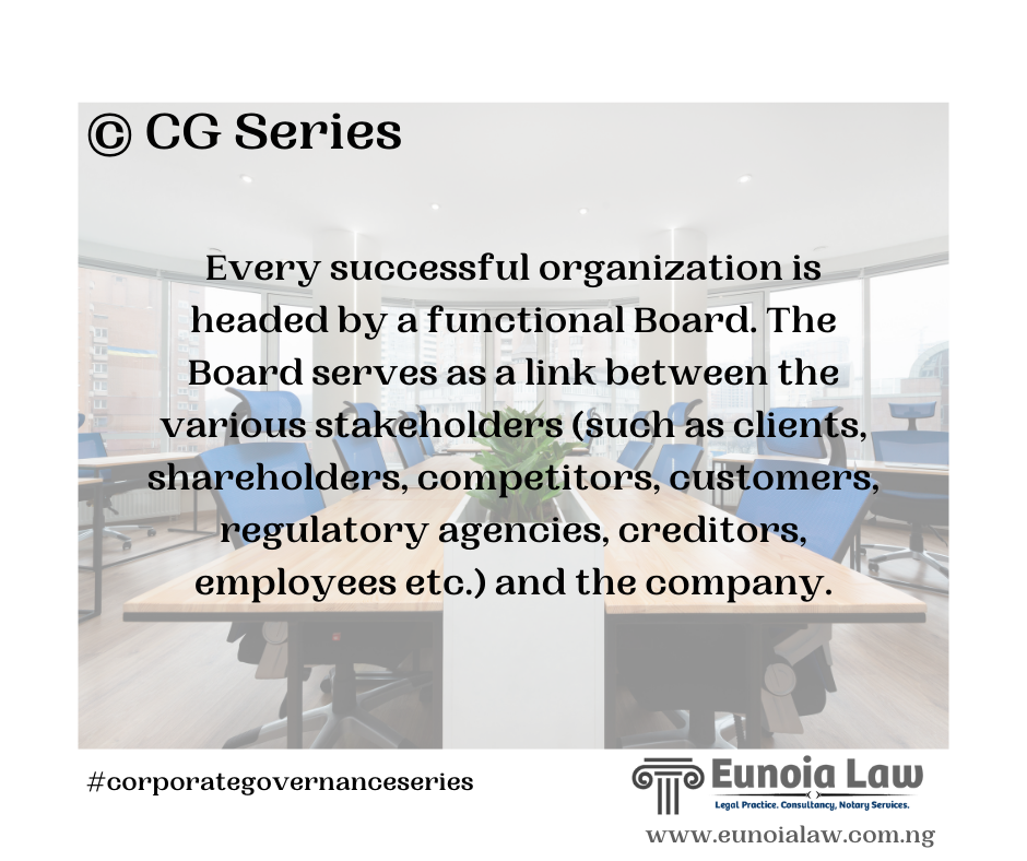 CG Series: The Board of Directors – Eunoia Law